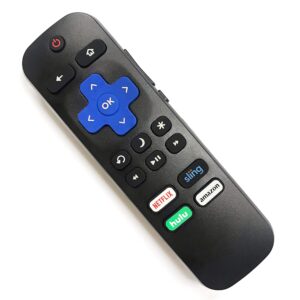 tcl roku tv™ replacement remote w/volume control and tv power button