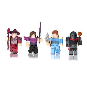 roblox celebrity collection - vesteria: dark forest four figure pack [includes exclusive virtual item]