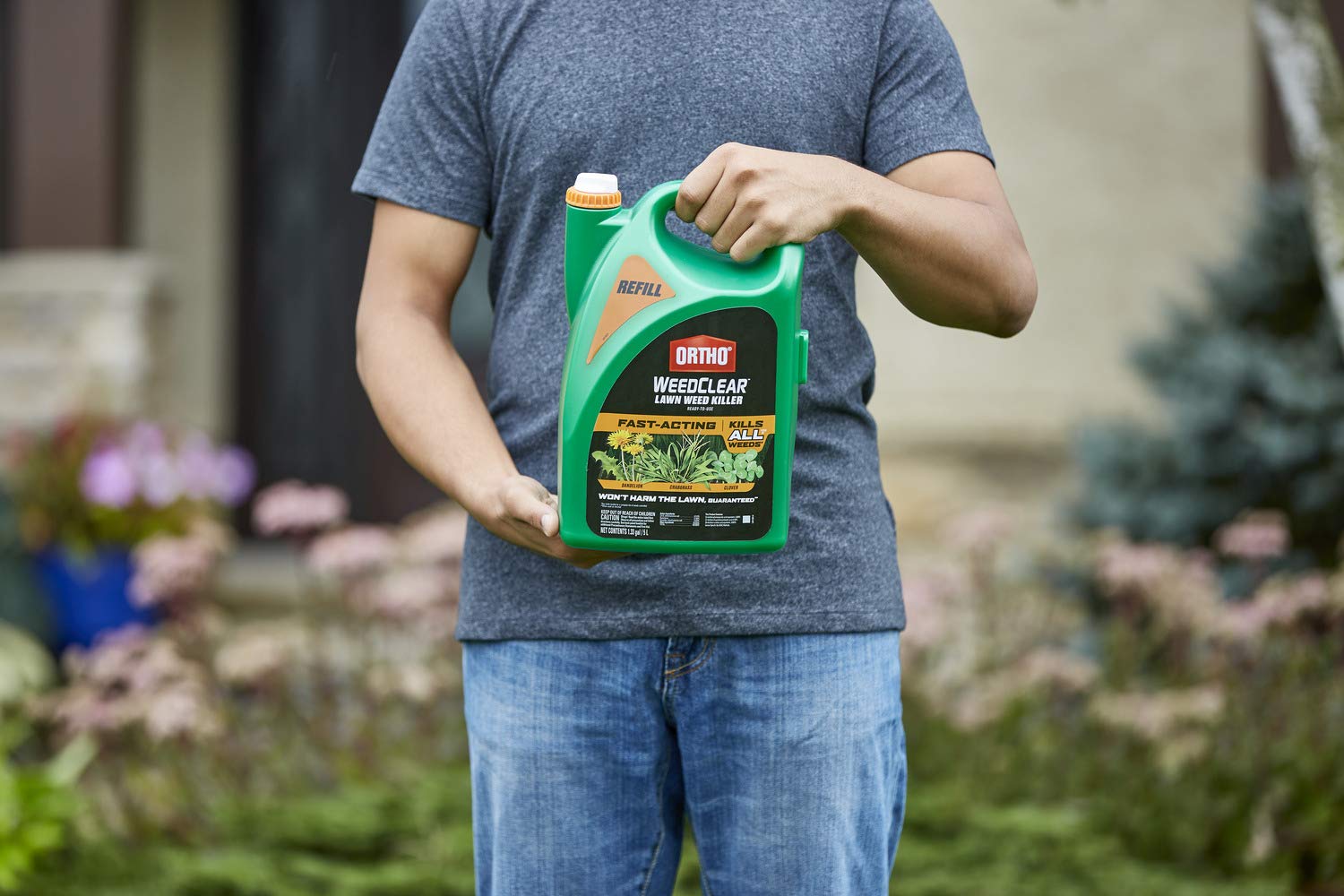 Ortho WeedClear Lawn Weed Killer Ready-to-Use Refill: For Northern Lawns, 1.33 gal.