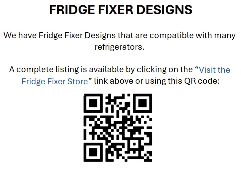 Fridge Fixer Extra-Short (See Compatibility Chart)