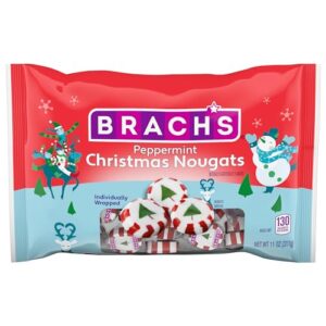 brach's peppermint nougats, 11oz