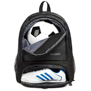 Youth Soccer Bags boys girls Soccer Backpack Basketball vollyball Football Backpack with Ball Compartment Sports Bag Gym