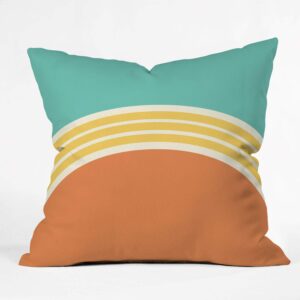 society6 urban wild studio one day ice cream shop throw pillow, 20"x20", multi