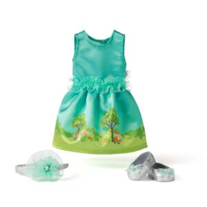 American Girl WellieWishers 14.5-inch Doll Garden Adventure Outfit with Silver Headband and Matching Shoes, For Ages 4+