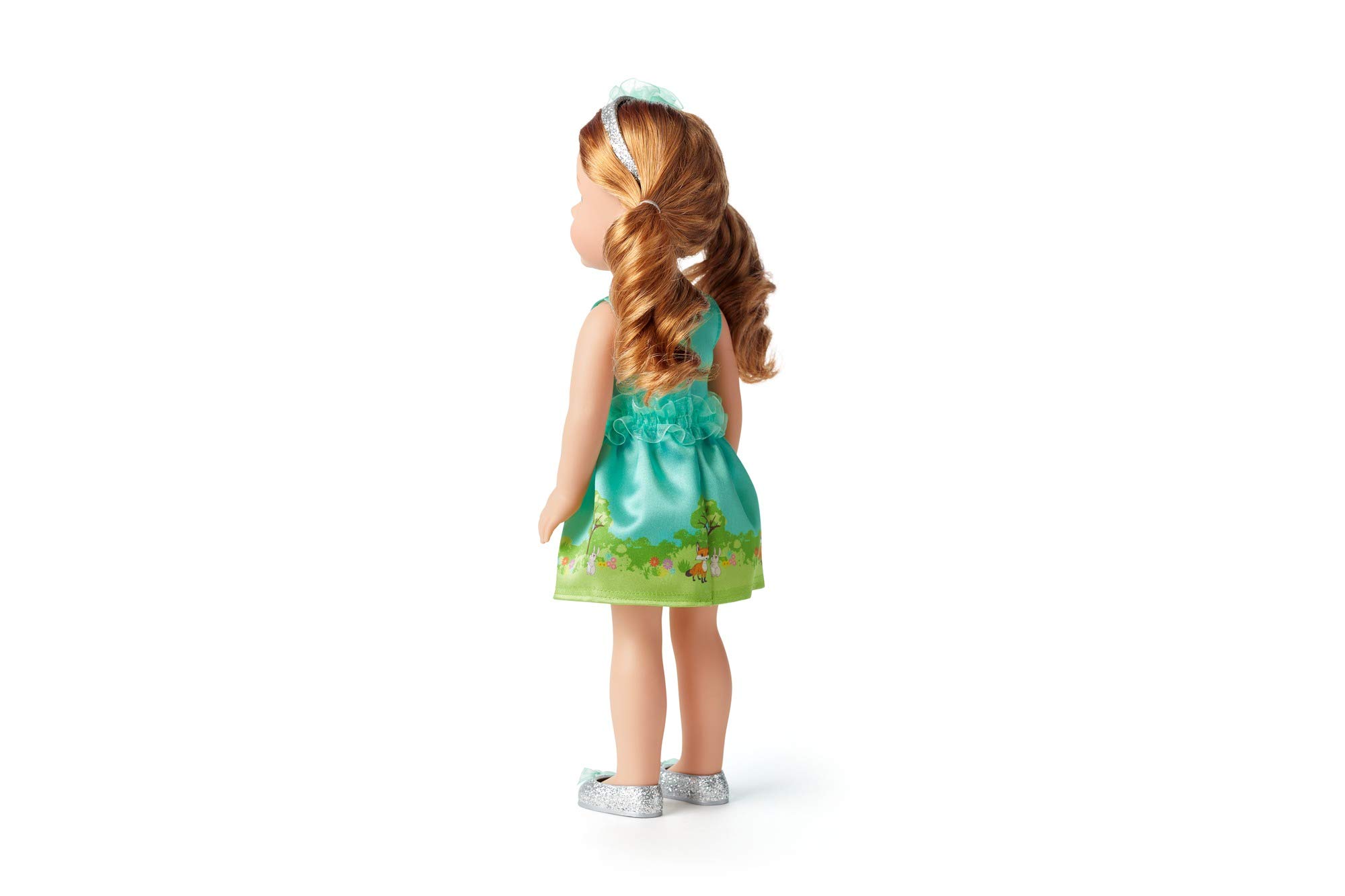 American Girl WellieWishers 14.5-inch Doll Garden Adventure Outfit with Silver Headband and Matching Shoes, For Ages 4+