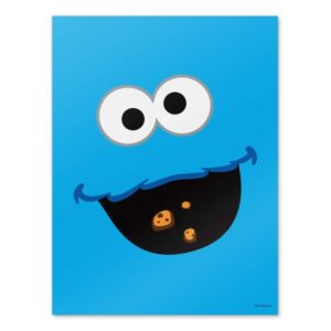 sesame street cookie monster face home business office sign