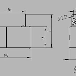 TOUCAN RC HOBBY Lesu Spare Part Metal Tool Box for 1/14 Rc Tractor Truck Hn700 DIY Model