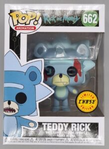 pop animation rick & morty teddy rick vinyl figure [chase version]