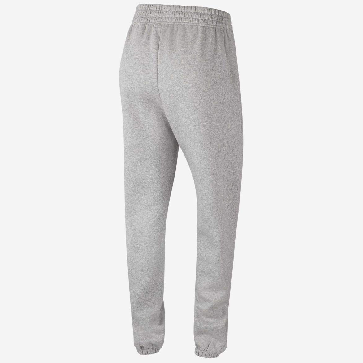 Nike Women's NSW Sportswear Essential Fleece Pants, Dk Grey Heather/White, X-Large