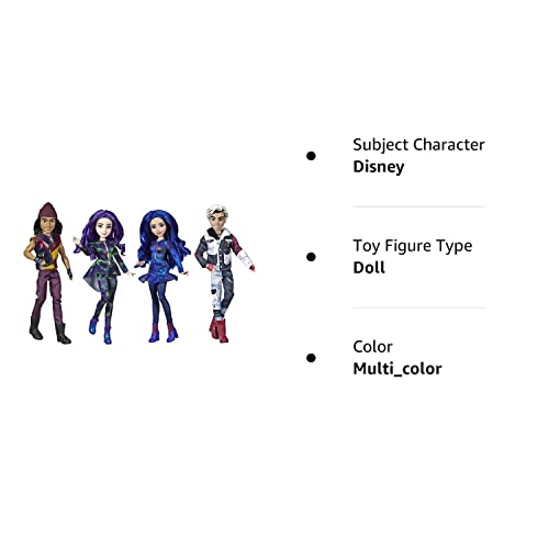 Disney Descendants 3 Isle of The Lost Collection 4 Pack Dolls