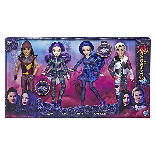 Disney Descendants 3 Isle of The Lost Collection 4 Pack Dolls