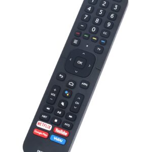 ERF2A60 Replaced Voice Remote fit for Hisense Smart 4K TV 65H9F 55H9F 55H8F 65H8F 50H8F 43H6570F 50H6570F 55H6570F 65H6570 55H9020F 55H9030F 55H9040F 55H9050F 55H9070F 55H9F1 65H9F1 65H9020F