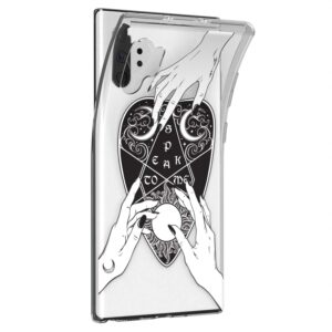 Mertak Case Compatible with Samsung Galaxy A73 A72 5G A71 A70 A53 A52 A32 A50 A21s Witchcraft Flexible Horror TPU Design Slim Occult Protective Lightweight Silicone Cover Ouija Board Oracle Hands