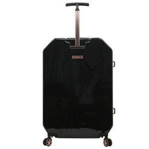 kensie Women's Gemstone Luggage, Black, 2 Piece Set (28"/20")