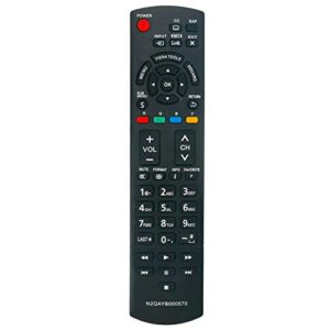 n2qayb000570 remote fit for panasonic tv tc-l32e3 tc-l37e3 tc-l42e3 tc-p42x3 tc-p46x3 tc-p50x3 tc-42px34 tc-50px34 tc-60ps34 tc-l42e30 tc-l32x30 tc-p4232c tc-p4632c tc-p5032c tc-p42s30 tc-p46s30