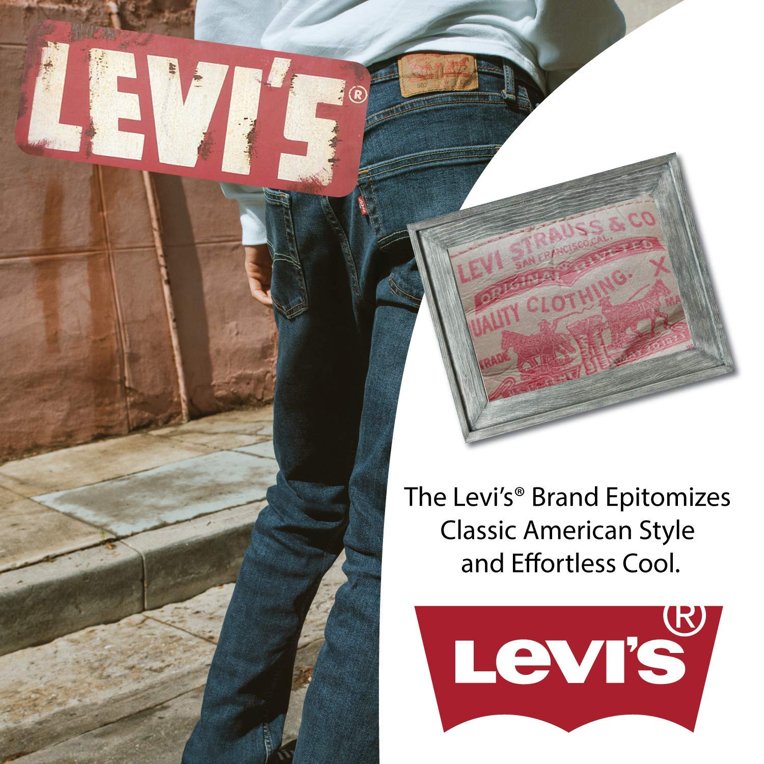 Levi's Mens Boxer Briefs Cotton Stretch Underwear For Men 4 Pack