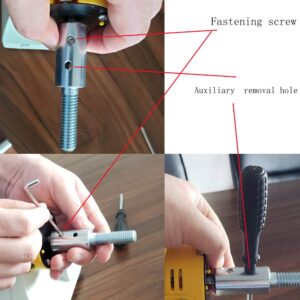 BLSGBUIDING Shaft Arbor Extension 1/2" and 5/8"/ Motor Arbor Threaded Shaft Adapter for Buffing Grinding Wheels/Fit for Bench Grinder - Right 1 Pack