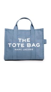 marc jacobs women's the medium tote bag, blue shadow, one size