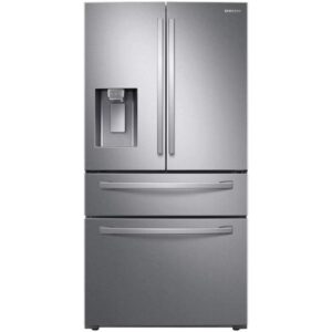 samsung rf24r7201sr 23 cu. ft. counter depth 4-door french door refrigerator with flexzone(tm) drawer in stainless steel