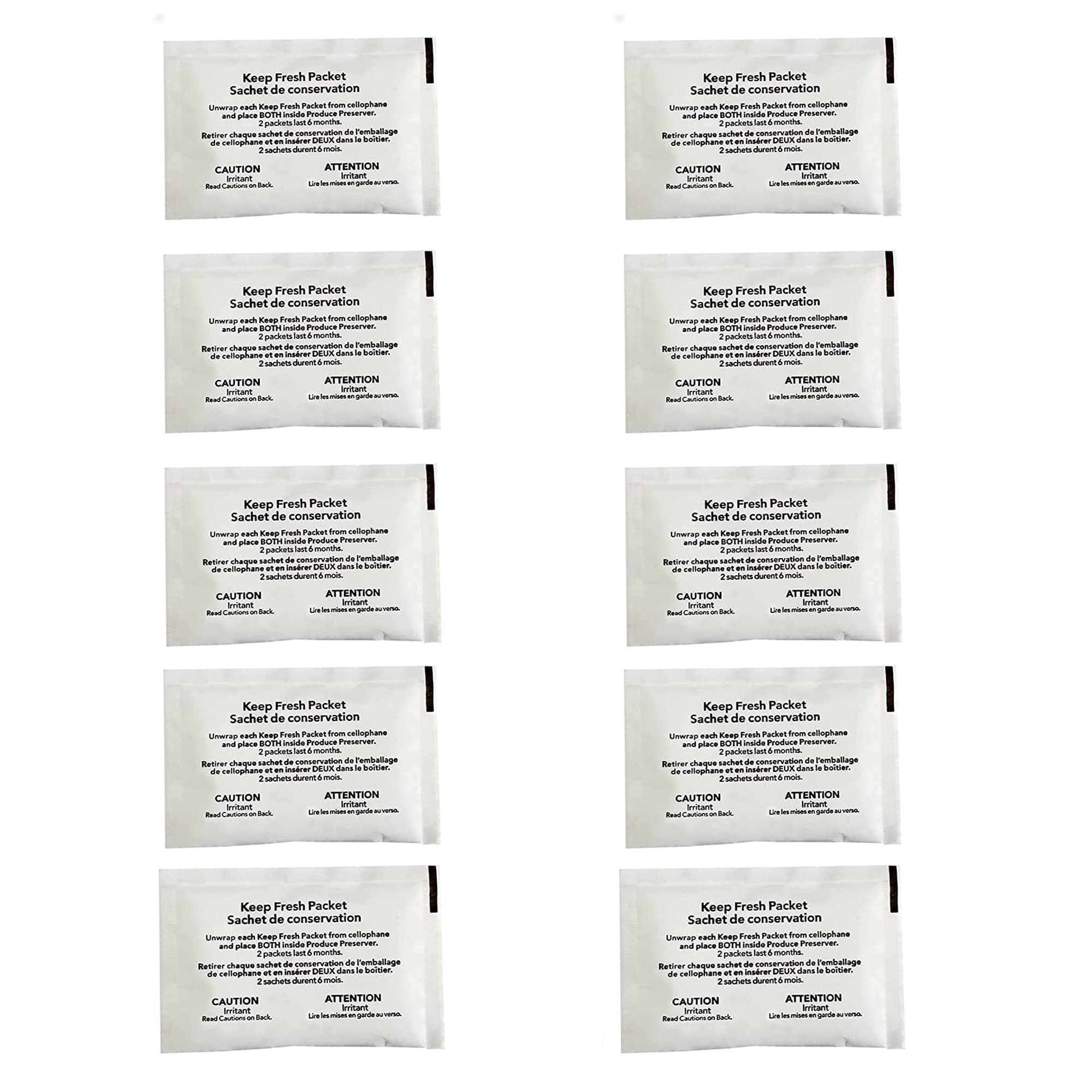 W10346771A Refrigerator Produce Preserver (10 Packets-5 Pack Included) by prime&swift Replacement for 2117689,AH350301，EA3503014,PS3503014