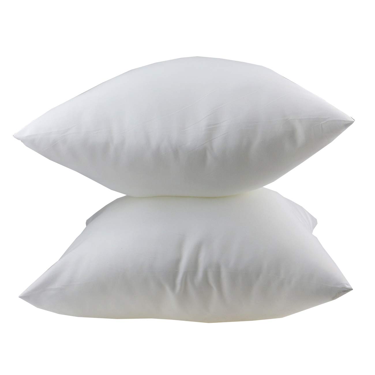 Ogrmar 4 Packs 18" x 18" Premium White Throw Pillow Insert Hypoallergenic High-Resilient PP Cotton Stuffer Pillow Insert Square Form Sham Stuffer Decorative Pillow, Cushion (18" x 18")