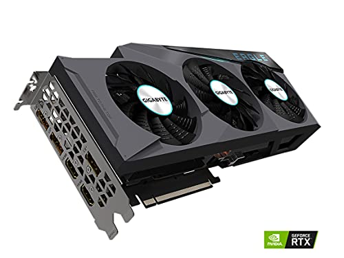 GIGABYTE GeForce RTX 3080 Ti Eagle OC 12G Graphics Card, 3X Windforce Fans, 12GB 384-bit GDDR6X, GV-N308TEAGLE OC-12GD Video Card