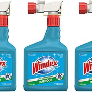 Windex mnh Outdoor Glass & Patio Cleaner, 3 Pack of 32 oz