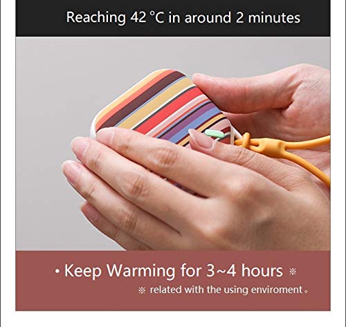 Orastone Hand Warmer Rechargeable Electronic Portable Hand Warmer, Fast Warming Up, Double-Sided Warming, Reusable