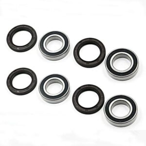 replacement for yamaha front wheel bearings and seals kits 04-13 rhino 450 660 700