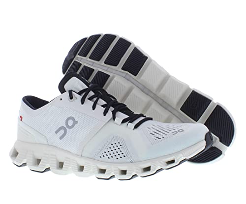 On Women's Cloud X Sneakers, White/Black, 8.5 Medium US