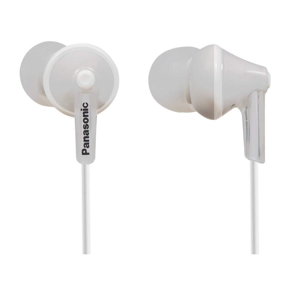 Panasonic Wired RP-HJE125-W Earphones (White) - 5 PACK (5 Items)