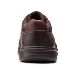 Clarks Men's Bradley Walk Oxford, Brown Tumbled Leather, 11 Wide