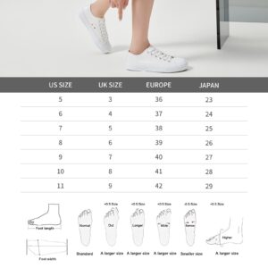 hash bubbie White Sneakers for Women Womens Tennis Shoes Women's Fashion Leather Sneakers Lace up Casual Shoes for Walking（White.US11）