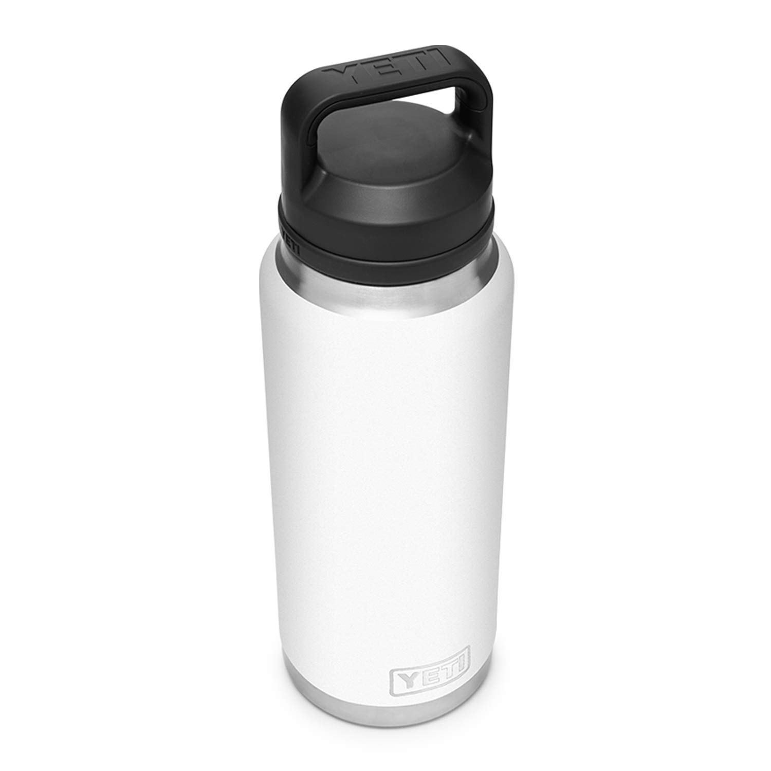 YETI Rambler 36 oz Bottle, Vacuum Insulated, Stainless Steel with Chug Cap, White