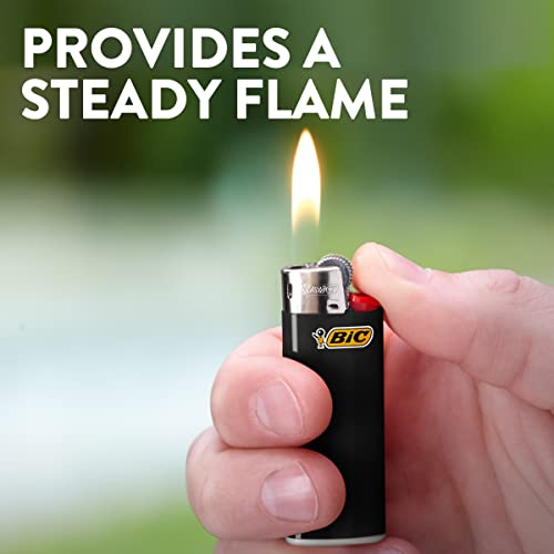 BIC Mini Pocket Lighter, Classic Collection, Assorted Unique Lighter Colors, 8 Count Pack of Pocket Lighters