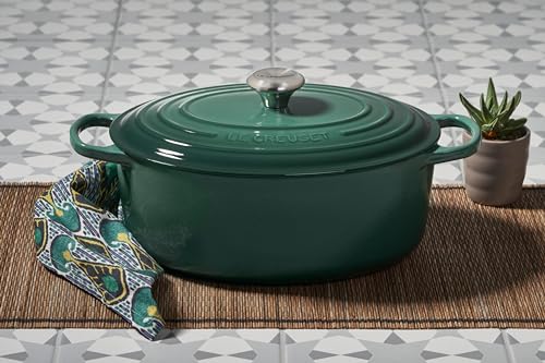 Le Creuset Enameled Cast Iron Signature Oval Dutch Oven, 6.75 qt., Artichaut