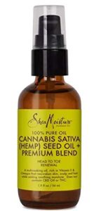 sheamoisture cannabis sativa seed oil + premium blend - 1.9 fl oz