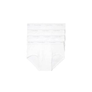 Calvin Klein Men's Cotton Classics 4-Pack Brief, 4 WHITE, M