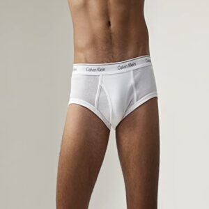 Calvin Klein Men's Cotton Classics 4-Pack Brief, 4 WHITE, M