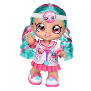 Kindi Kids Fun Time 10 Inch Doll, Dr Cindy Pops with Stethoscope and Shopkins Inspired Lollipop| Changeable Clothes and Removable Shoes | for Ages 3+