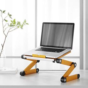 Urban Shop Gold Sit Laptop Desk Stand