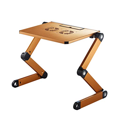 Urban Shop Gold Sit Laptop Desk Stand