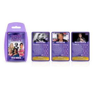 Top Trumps Incredible Women Bundle Card Game, Learn about Women Soccer Stars, Great Women and Top Women Athletes, educational travel pack, gift and toy for boys and girls aged 6 plus