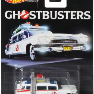 Hot Wheels Real Riders Ghostbusters Classic ECTO-1 Die-Cast Vehicle 1:64 Scale