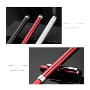 Tek Styz PRO Stylus + Pen Works for Plantronics BackBeat FIT 3100 with Custom High Sensitivity Touch and Black Ink! [3 Pack - Silver Red Black]