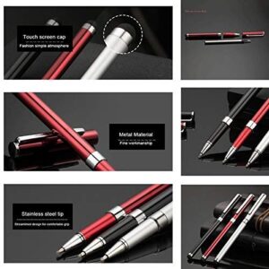 Tek Styz PRO Stylus + Pen Works for Plantronics BackBeat Fit Black 3100 P/N 211855-99 with Custom High Sensitivity Touch and Black Ink! [3 Pack - Silver Red Black]