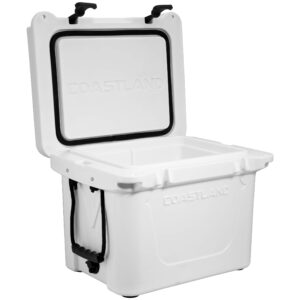 coastland delta series rotomolded coolers, premium everyday use insulated cooler, ideal portable ice chest available in multiple capacities & colors