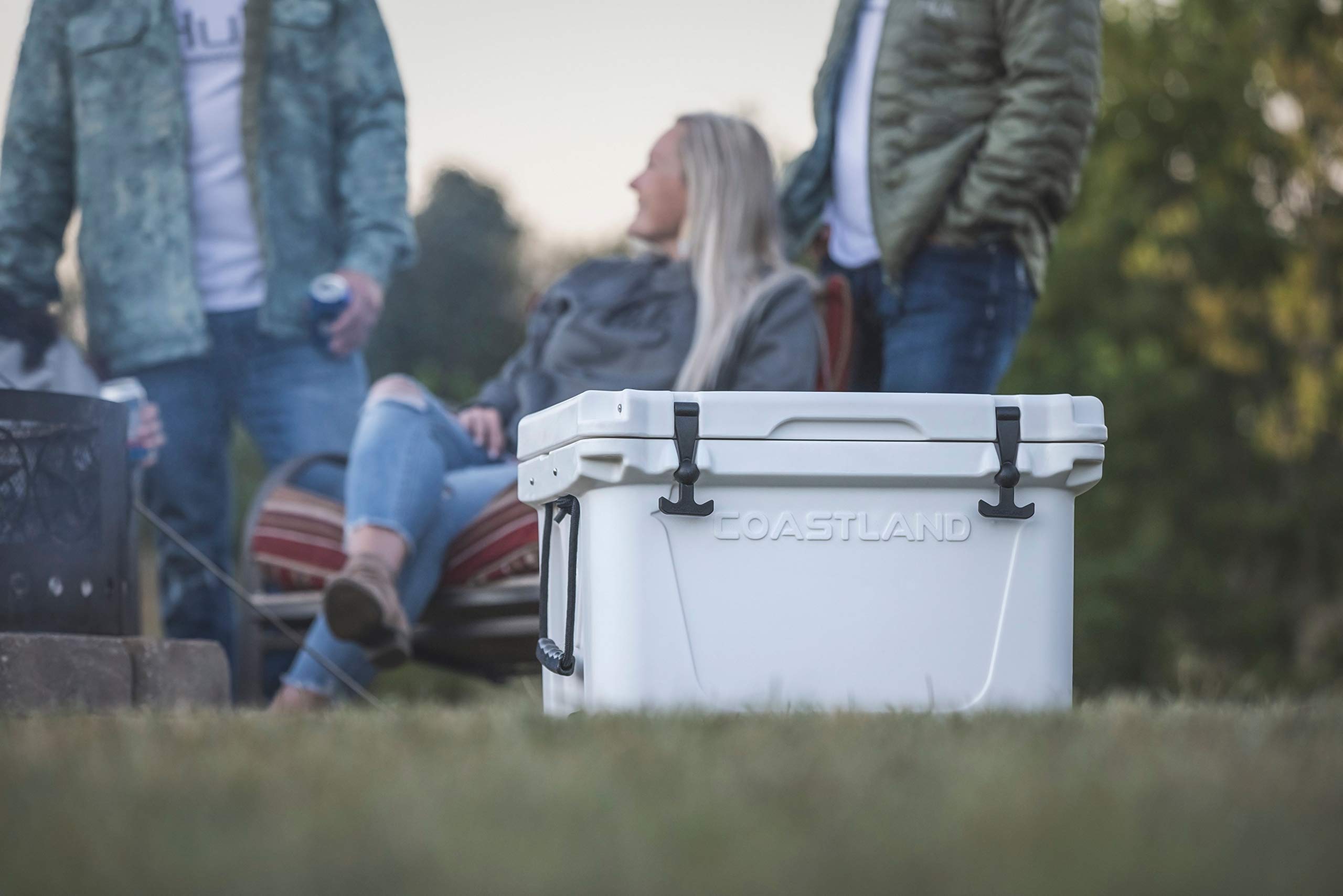 Coastland Delta Series Rotomolded Coolers, Premium Everyday Use Insulated Cooler, Ideal Portable Ice Chest Available in Multiple Capacities & Colors