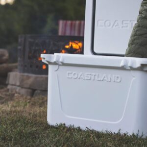 Coastland Delta Series Rotomolded Coolers, Premium Everyday Use Insulated Cooler, Ideal Portable Ice Chest Available in Multiple Capacities & Colors