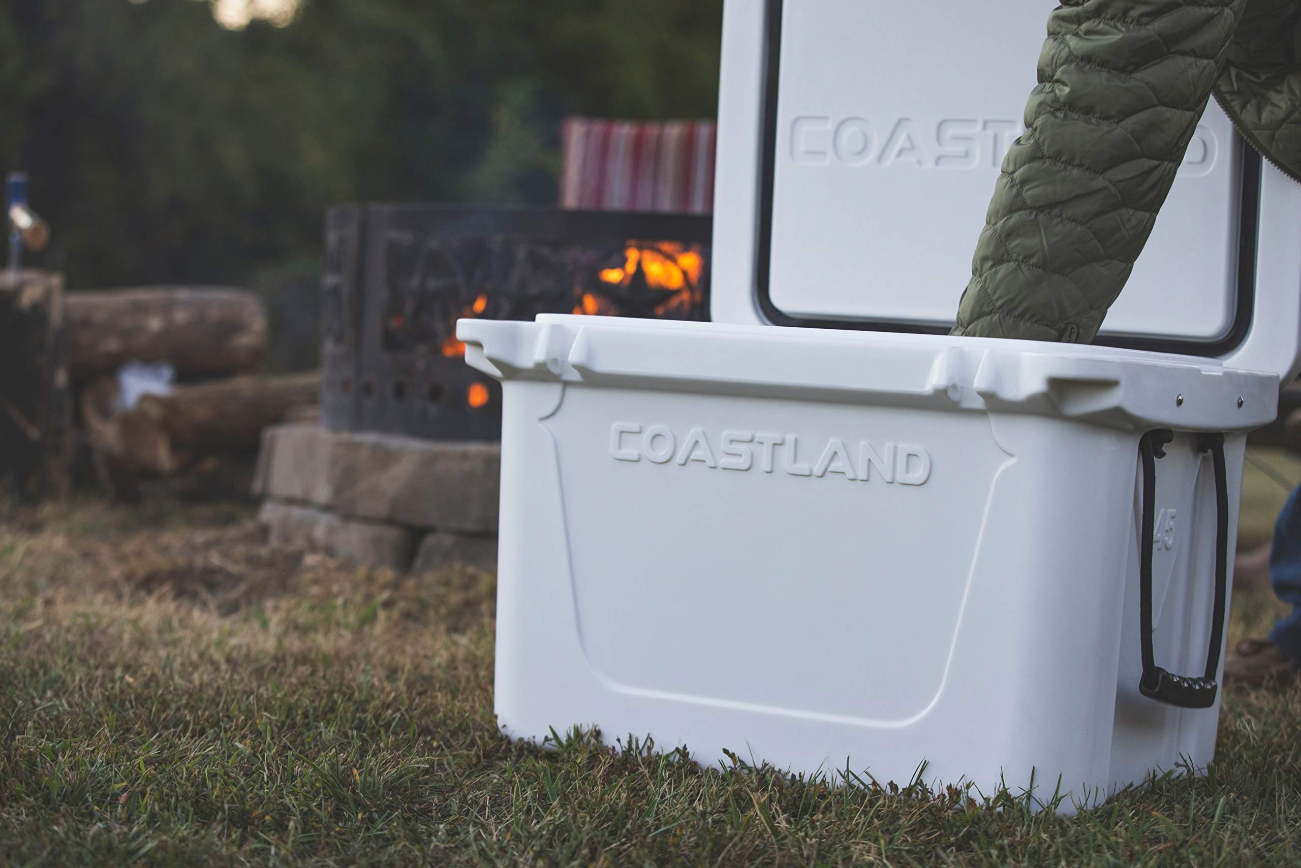 Coastland Delta Series Rotomolded Coolers, Premium Everyday Use Insulated Cooler, Ideal Portable Ice Chest Available in Multiple Capacities & Colors